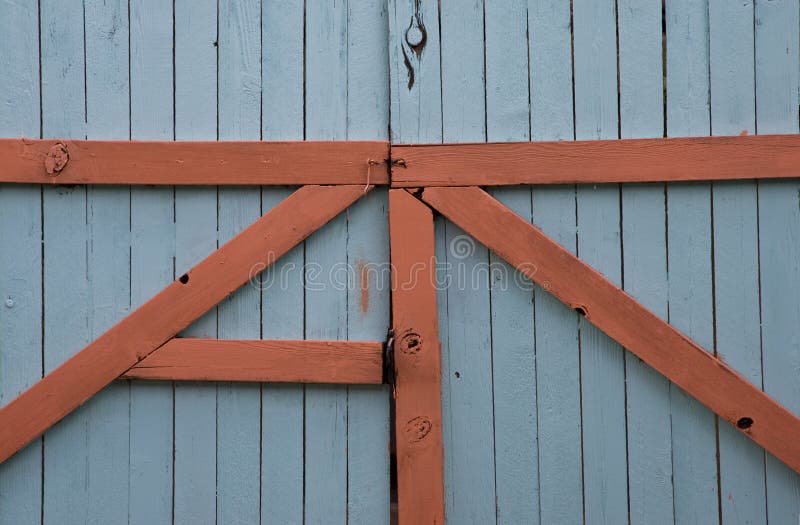 Blue Gate stock image. Image of wood, cotta, blue, rust - 6099651