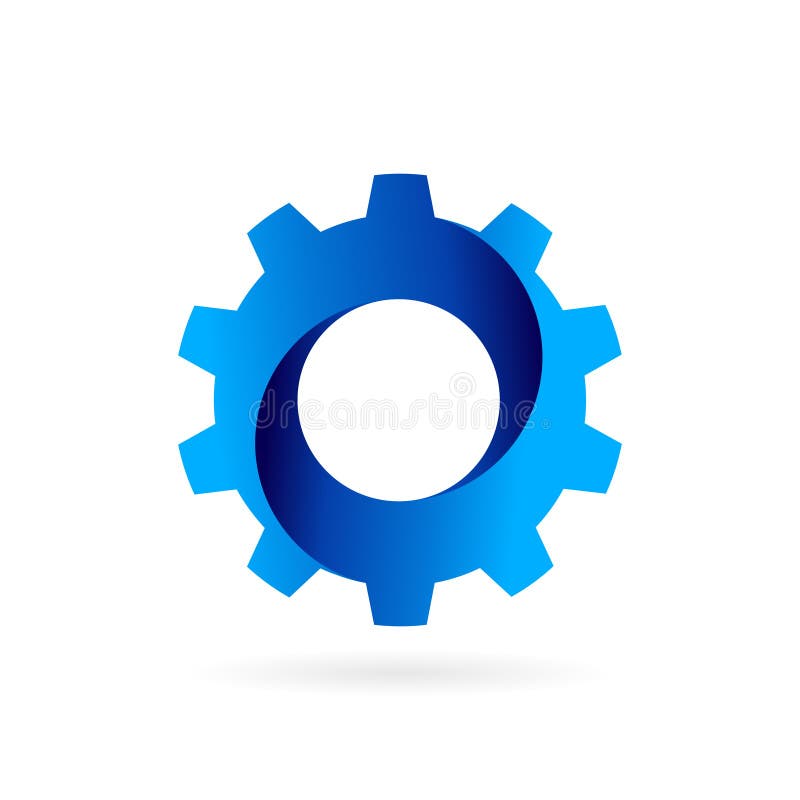 Gear Icon Blue