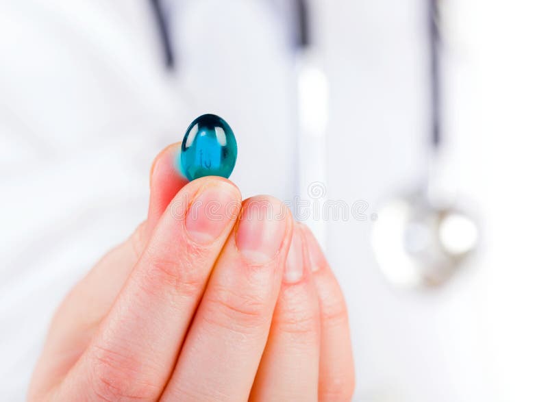 Blue gel capsule stock photo. Image of closeup, chemical - 38890282