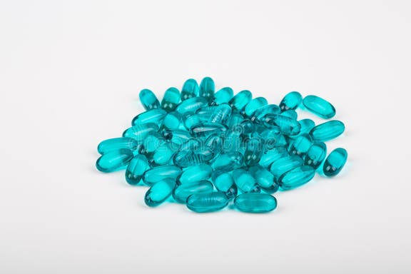Blue Gel Capsules stock photo. Image of coronavirus - 170523782