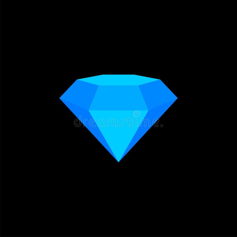 Blue Gemstone Logo Template Illustration Design. Vector EPS 10 Stock ...