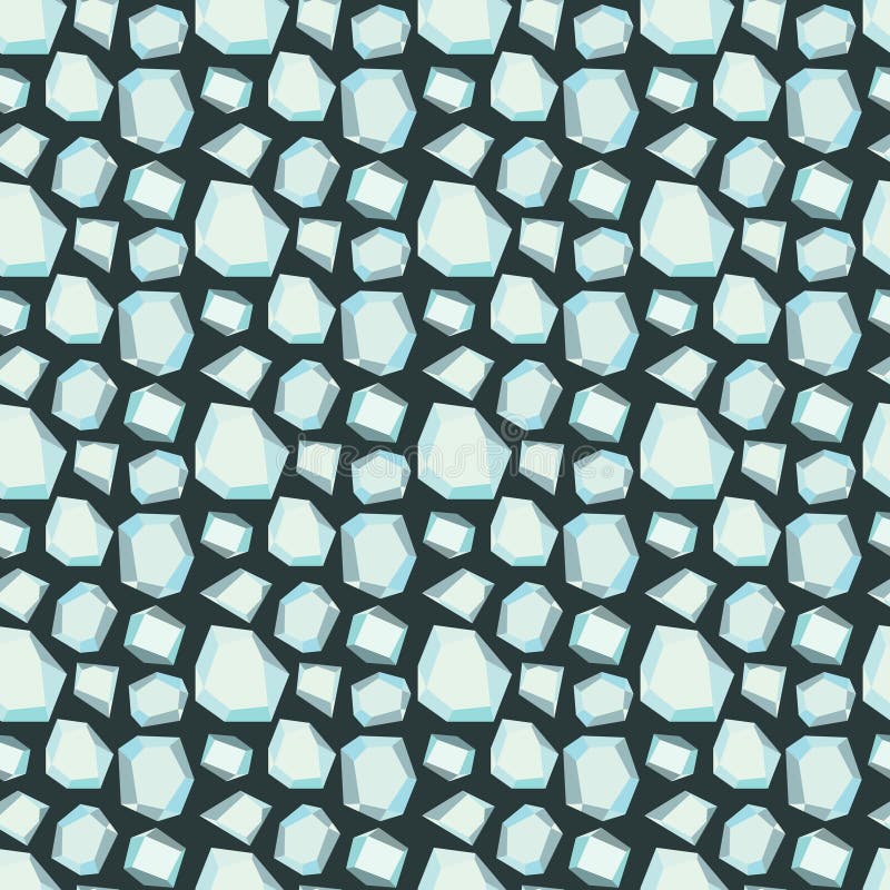 Blue Gemstones Diamonds on Blue Background Stock Vector - Illustration ...