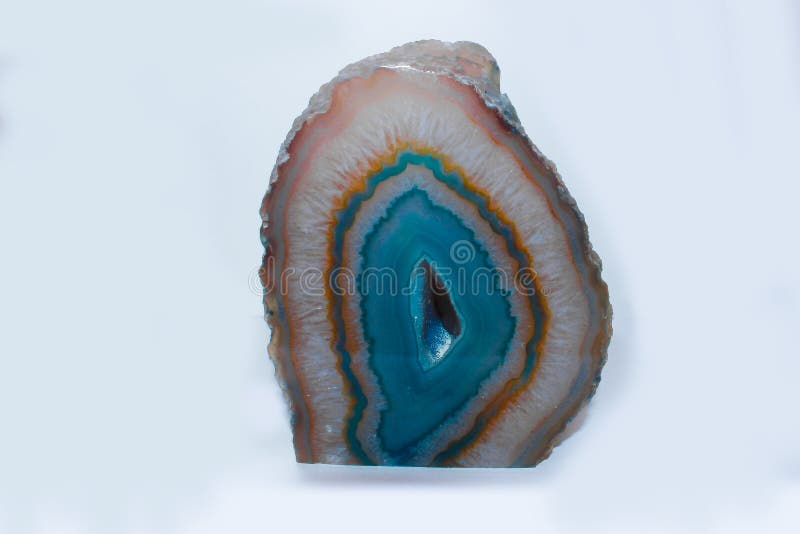Blue Geode stock photo. Image of abstract, white, stone - 91526302