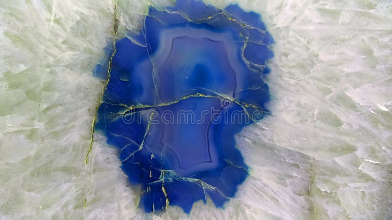 Blue Geode Gemstone Background Stock Image - Image of abstract, ornate ...