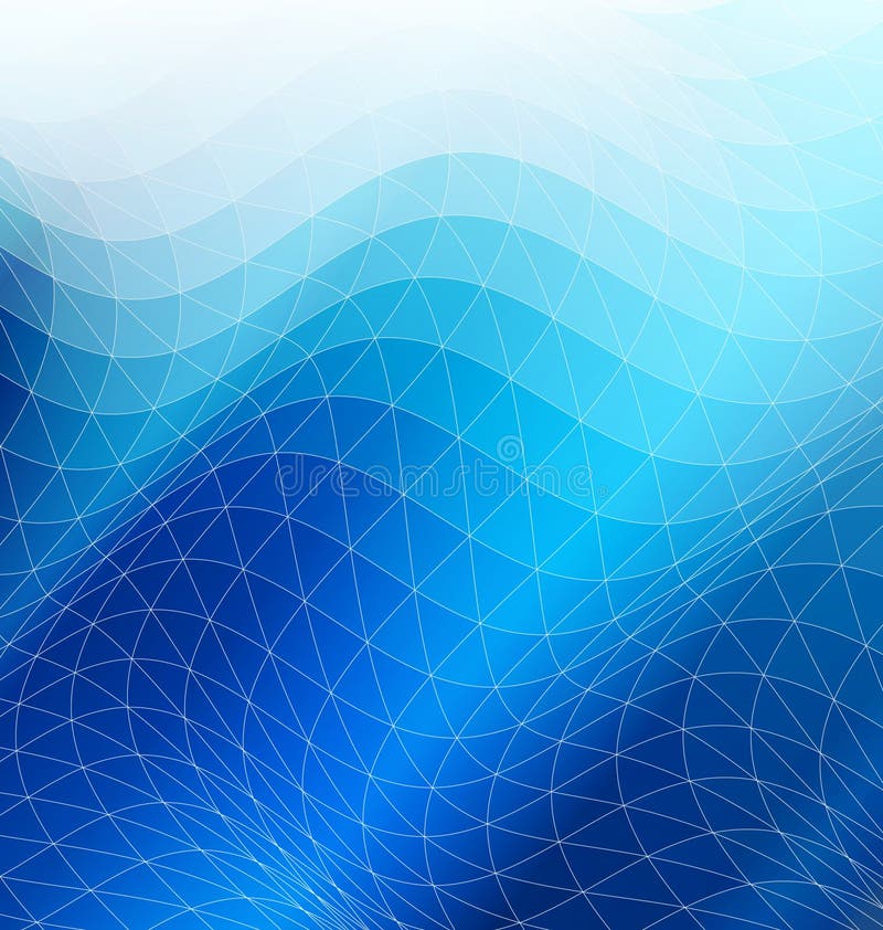 Blue Geometric Abstract Background Stock Illustration - Illustration of ...