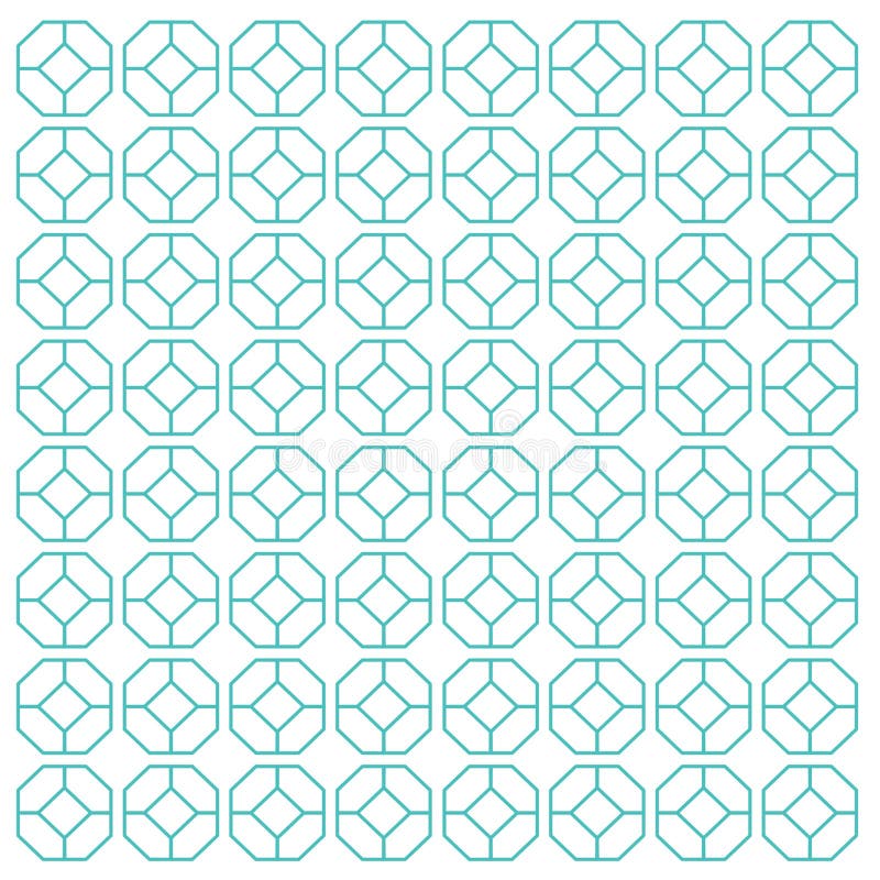 Blue Geometric Blocks Pattern Texture Background Stock Vector ...