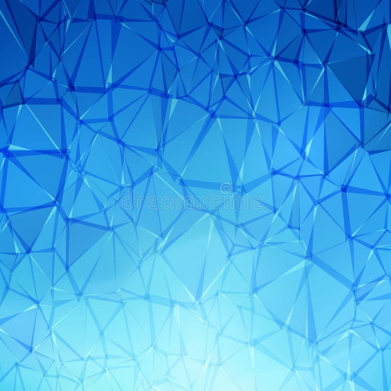 Blue Geometric Broken Background Stock Vector - Illustration of ...