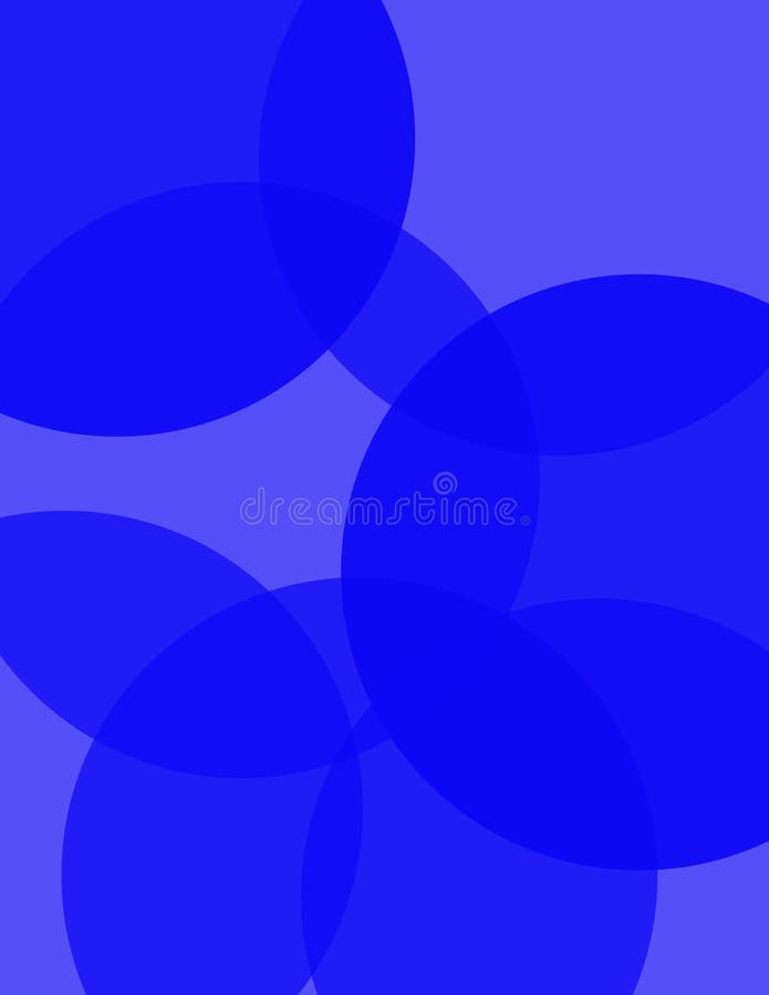 Blue Geometric Circle Pattern. Stock Illustration - Illustration of ...
