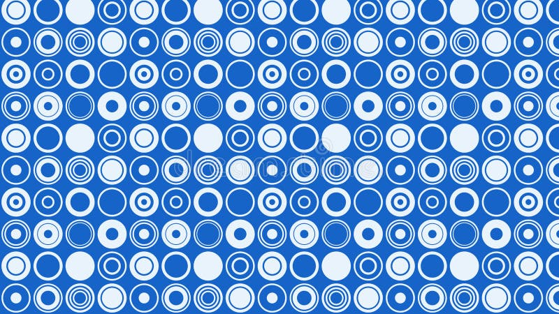 Blue Geometric Circle Pattern Vector Illustration Stock Image - Image ...