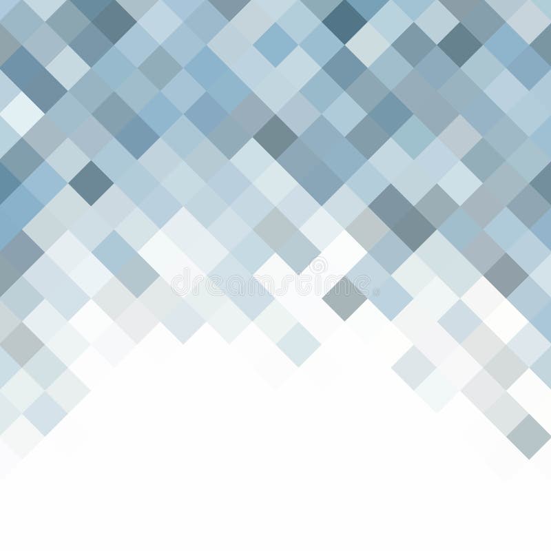 Blue Geometric Design Element. Vector Illustration in Polygonal Style ...