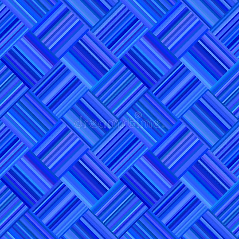 Blue Diagonal Stripe Pattern - Vector Mosaic Tile Background Stock ...