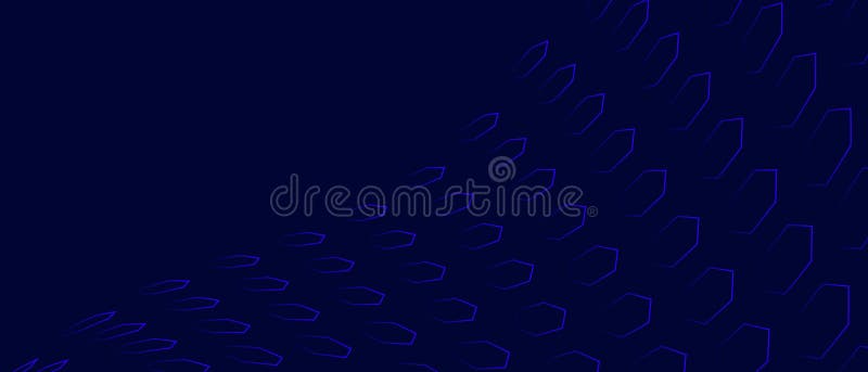 Blue Geometric Flow Background Banner Stock Vector - Illustration of ...