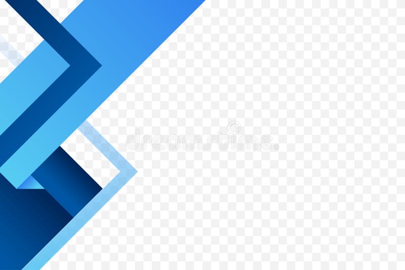 Blue Geometric Frame Corner Background Vector Illustration Stock Vector ...