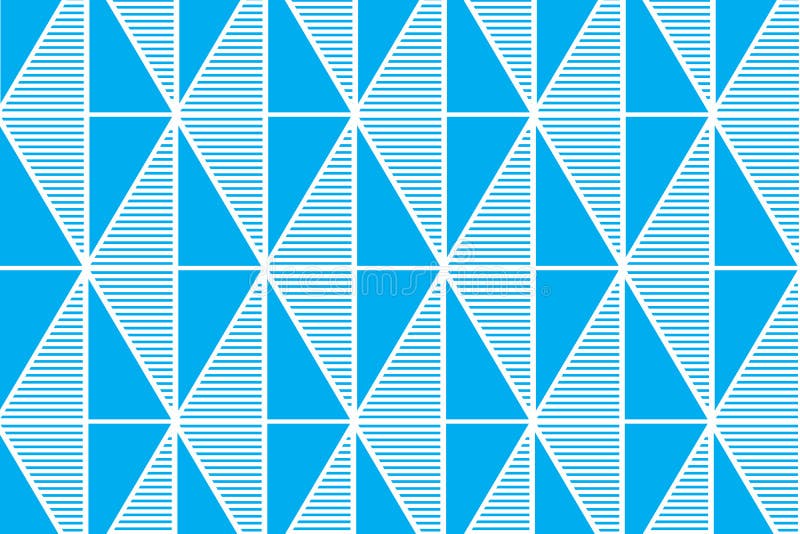Blue Geometric Line and Triangle Shapes Abstract Pattern Vector ...