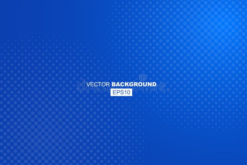 Blue Geometric Modern Background with Halftone Dots Texture Stock ...