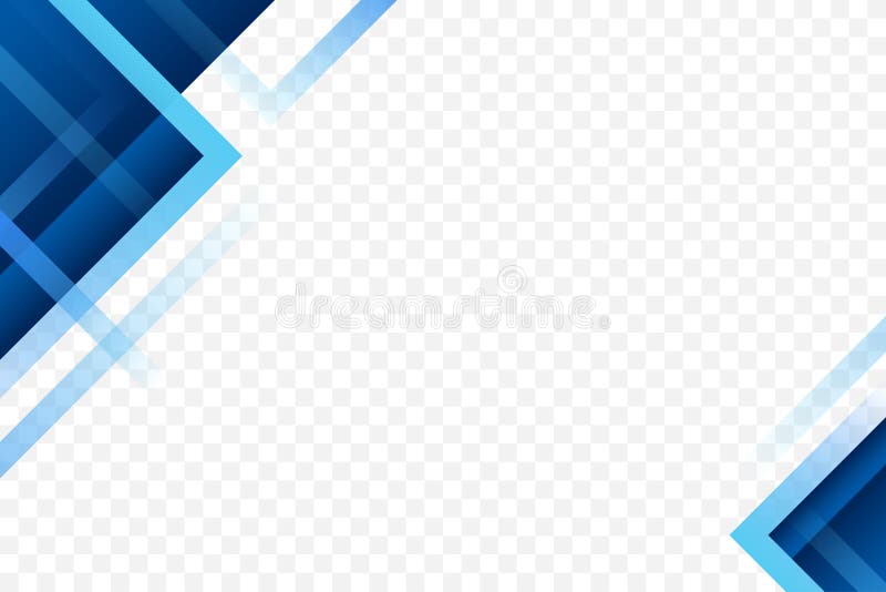 Blue Geometric Modern Frame Corner Background Vector Illustration Stock ...