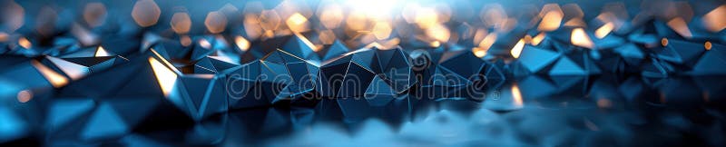 Blue Geometric Patterns in Seamless Loop Animation Stock Illustration ...