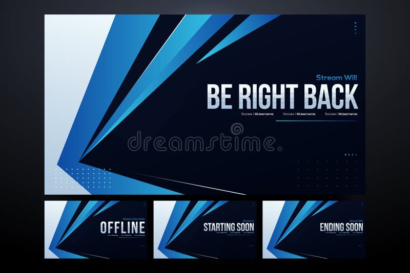 Geometric Stream Overlay Pack Stock Illustrations – 3 Geometric Stream ...