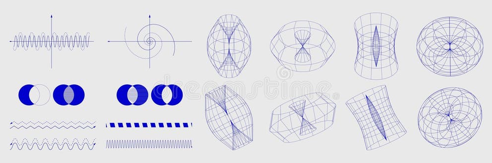 Blue Geometric Structures, Waveforms, Mathematical Models, and Optical ...