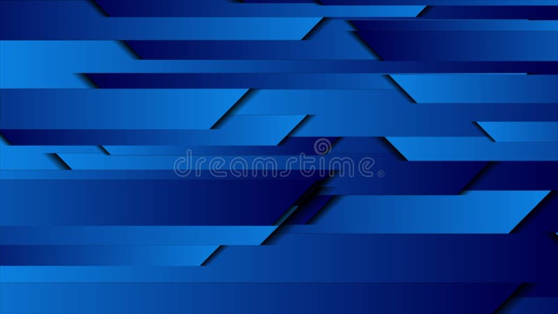 Blue Geometric Tech Abstract Minimal Motion Background Stock Footage ...