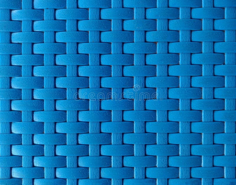Blue Geometric Woven Pattern Texture. Stock Image - Image of lines ...