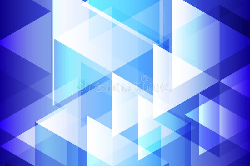 Blue Geometry Abstract Background Stock Vector - Illustration of ...
