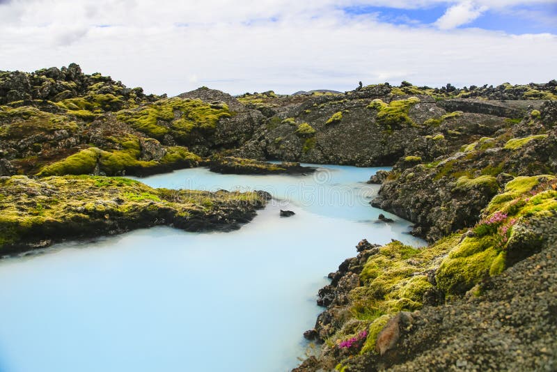 Geothermal Pools at Yellowstone National Park Stock Image - Image of ...