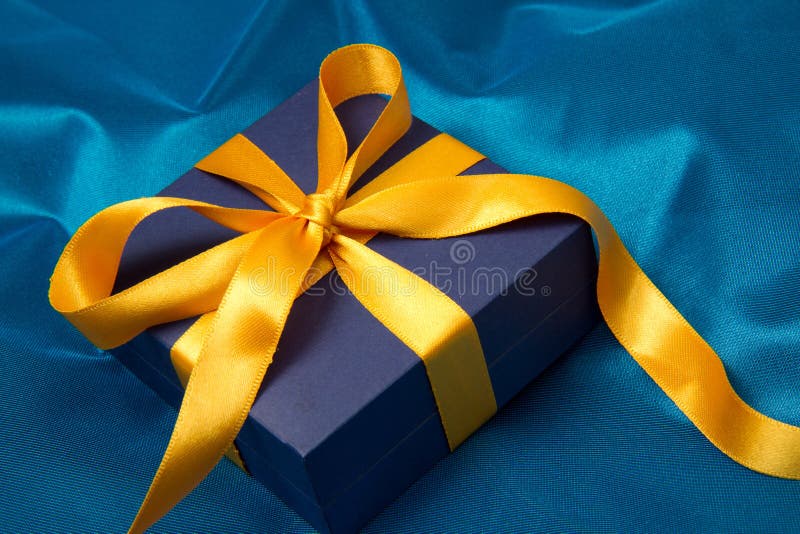 Blue gift stock photo. Image of beautiful, dating, affection - 17984648