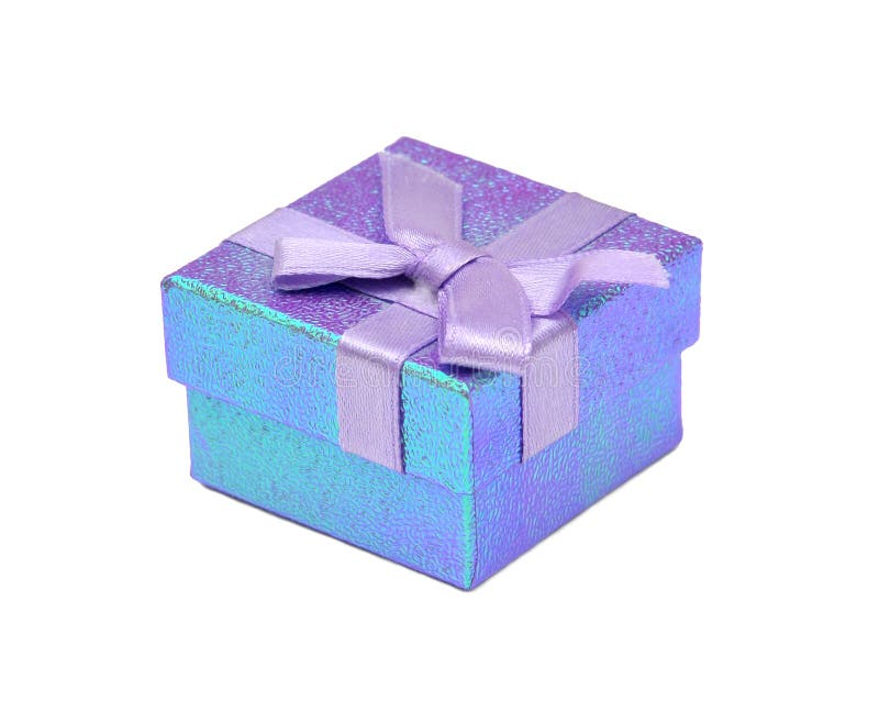 Blue gift box stock image. Image of festive, paper, season - 23149903