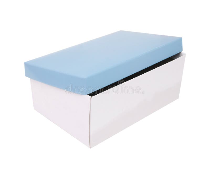 Blue gift box stock photo. Image of paper, open, decoration - 24829714