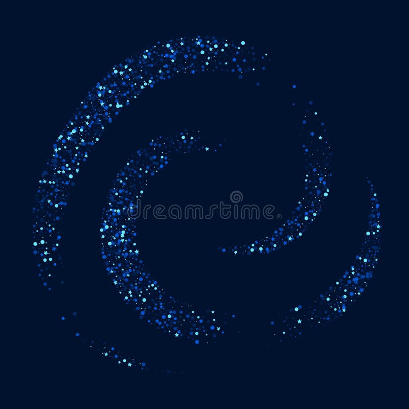 Blue Glamour Vector Star Design. Dark Effect Stock Vector ...