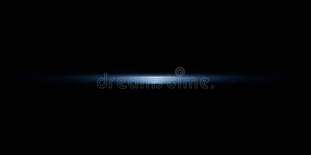 Blue Glare Star Rays Light Effect, Vector Glowing Light Flashes ...