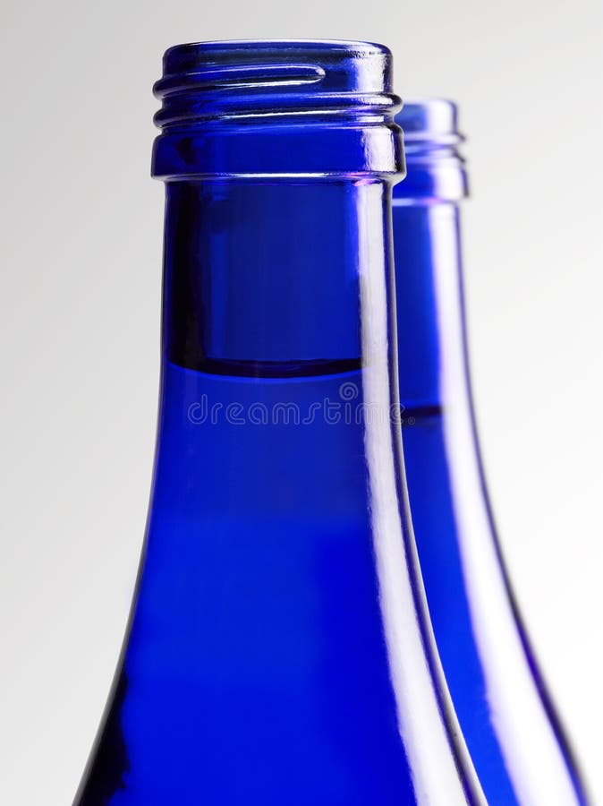 Blue glass bottle of soda stock photo. Image of healthcare - 22362126