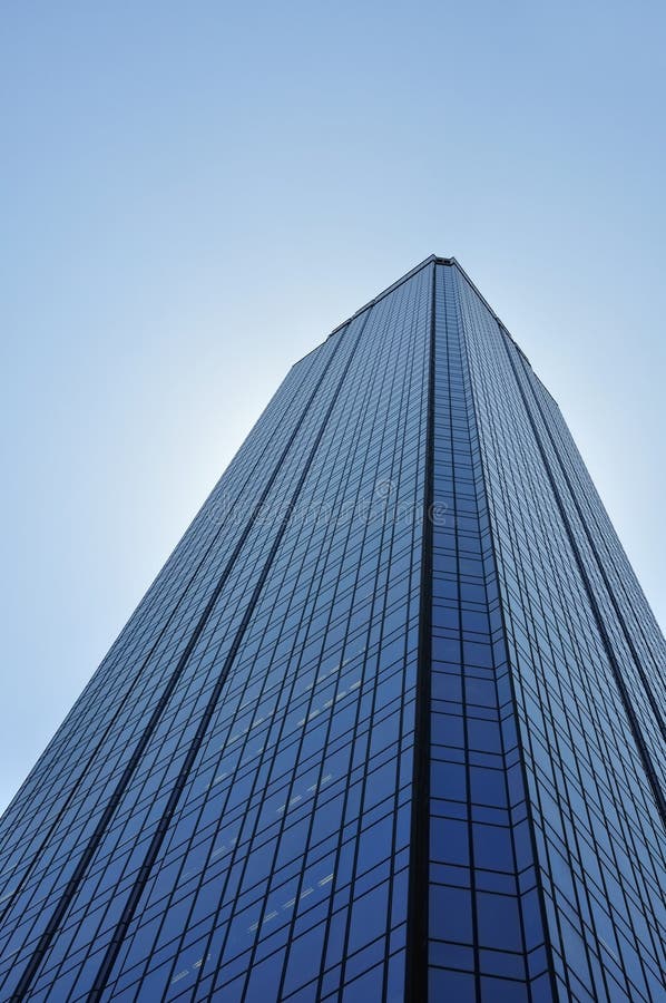 Blue Glass Building stock image. Image of halo, glass - 17227085