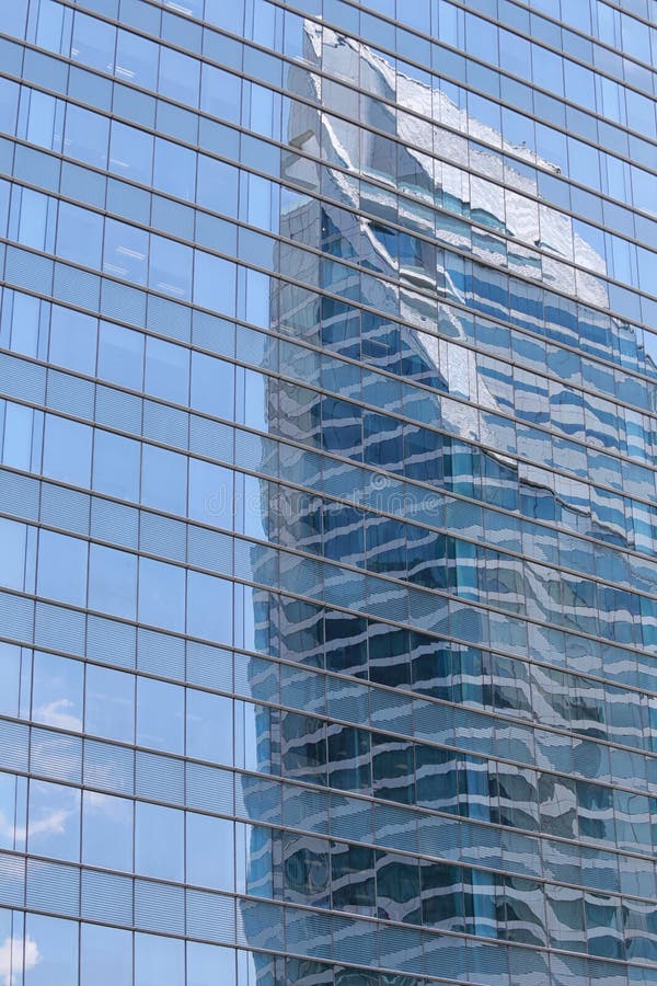 Blue Glass of Business Tall Buildings. Stock Photo - Image of style ...