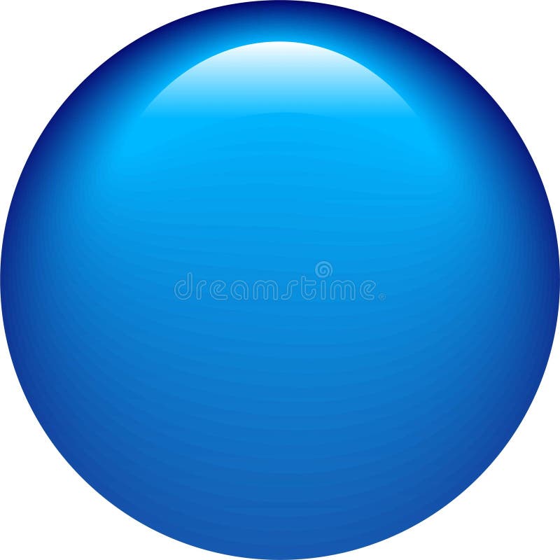 Blue glass button stock vector. Illustration of color - 279624593