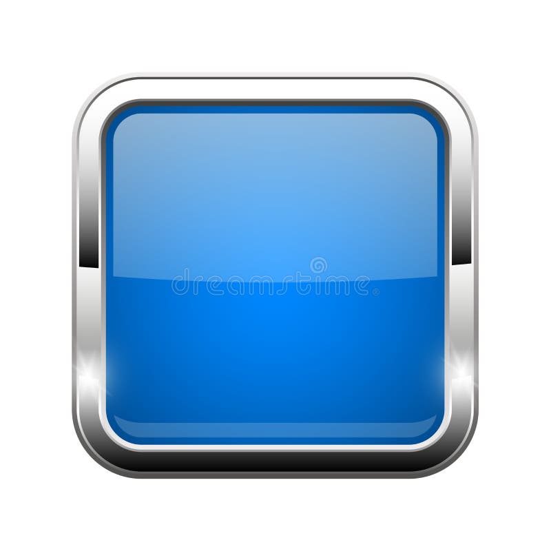 Blue Rectangle Button