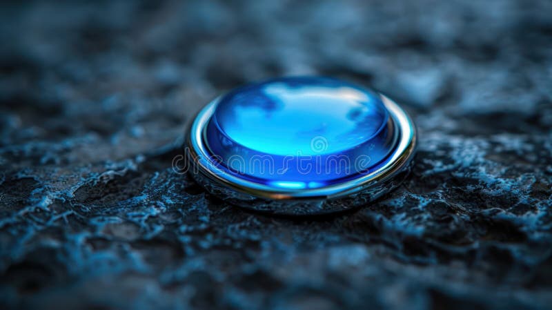 Blue Glass Home Button - Modern and Sleek Design for Web and App ...