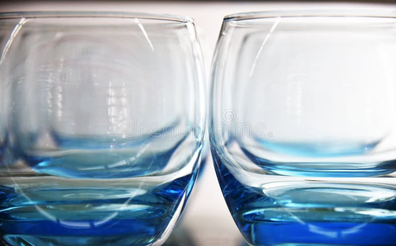 Blue Glass stock photo. Image of isolated, glass, glassware - 54521534
