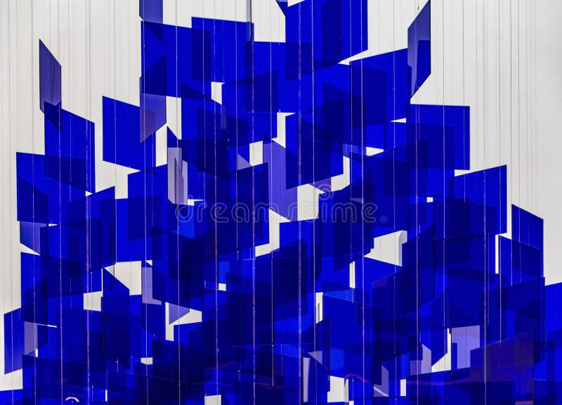 Blue glass sheets stock illustration. Illustration of abstract - 270527765