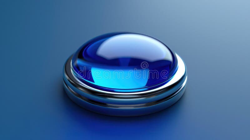 Blue Glass Validation Button Stock Illustration - Illustration of ...