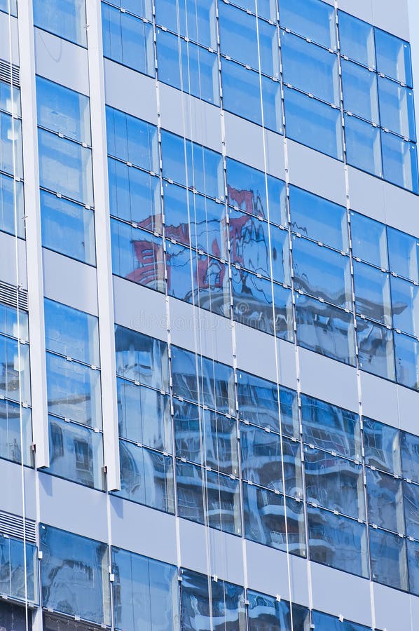 Blue glass Windows stock photo. Image of architecture - 25009774