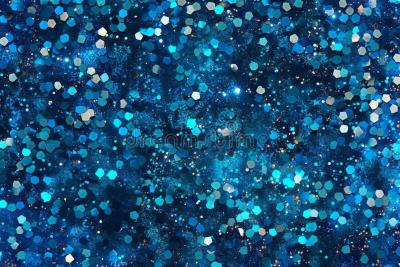 Blue Glitter Abstract stock illustration. Illustration of radiant ...