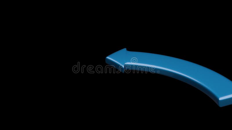 Blue Glitter Arrows on Alpha Channel Stock Video - Video of animation ...