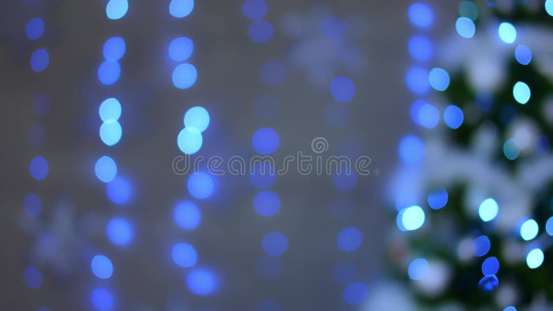 Blue Glitter Bokeh Background Animation Seamless Loop Stock Video ...