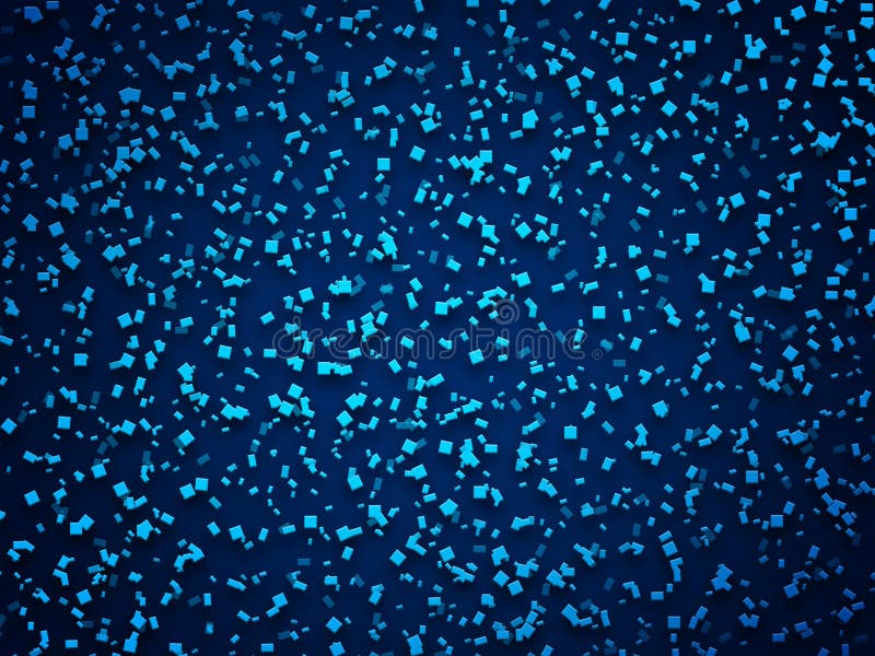 Blue Glitter of Confetti on a Dark Background Stock Image - Image of ...