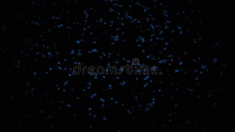 Blue Glitter Fading Out into Black. Abstract Background Stock Footage ...