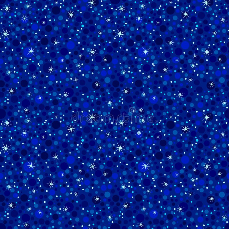 Blue Glitter Seamless Pattern Stock Vector Illustration Of Party