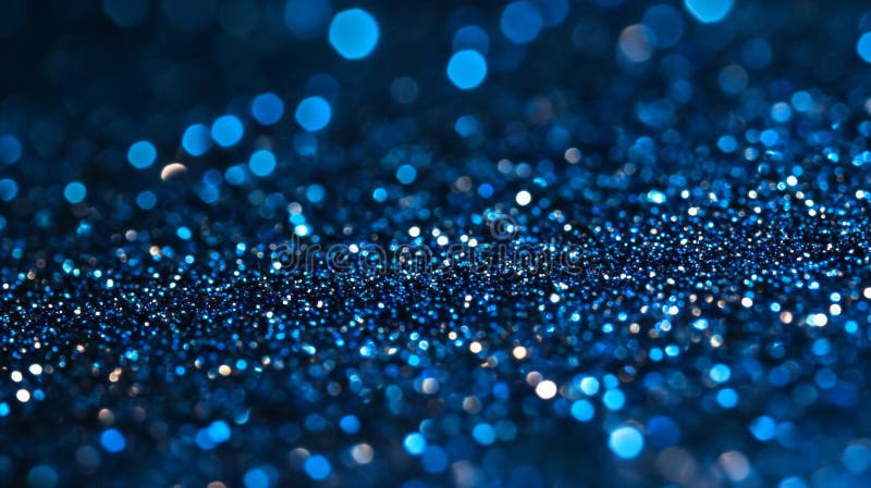 Blue Glitter Sparkle Texture Background Stock Illustration ...