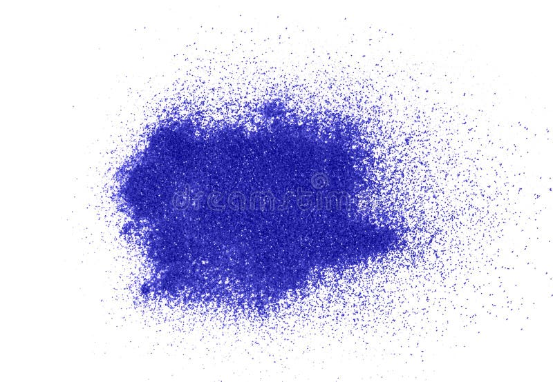 Blue Glitter Sparkles Isolated Stock Photo - Image of glowing, pattern ...